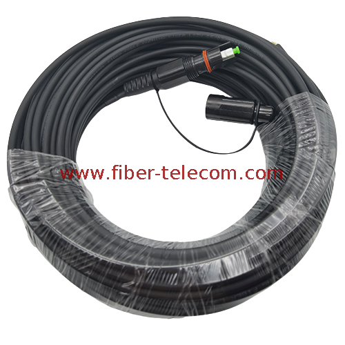 China FTTH Drop Cable with Corning OptiTap Connector manufacturers ...