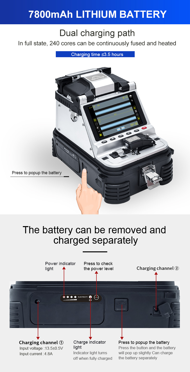 Fusion Splicing Machine Signal Fire AI-20 TJ01FS20A - Buy Optical ...