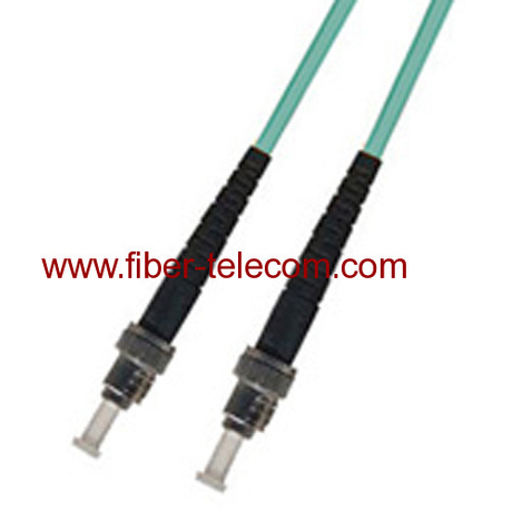 Wholesale ST-ST OM3 Multi mode Simplex AQUA Fiber Optic Patch Cord in ...