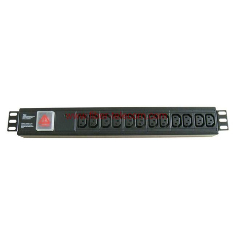 12 Way PDU IEC C13 Socket Horizontal Power Distribution Unit - Buy PDU smart pdu Rack Mount ...