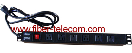 19" USA Type PDU Socket 6 Ways with Power Cable - Buy 19" USA type PDU ...
