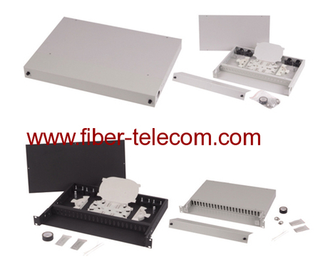 19 Inch Rack Mounted Fiber Optic Patch Panel 1U - Buy 19 Inch Rack ...