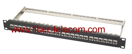 CAT.6a FTP Patch Panel 1U 24 ports with RJ45 keystone jack - Buy CAT.6a FTP Patch Panel 1U 24 ...