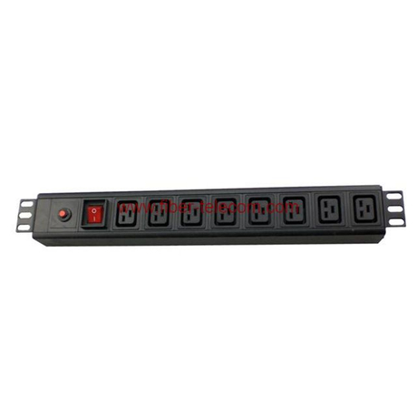 IEC C13 Connector Female PDU Socket 8 Ways - Buy PDU smart pdu Rack Mount, Data Cabinet Power ...