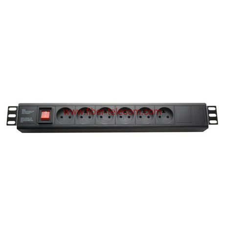 19 inch Denmark Type PDU Socket 6 Ways - Buy 6 port extension socket ...