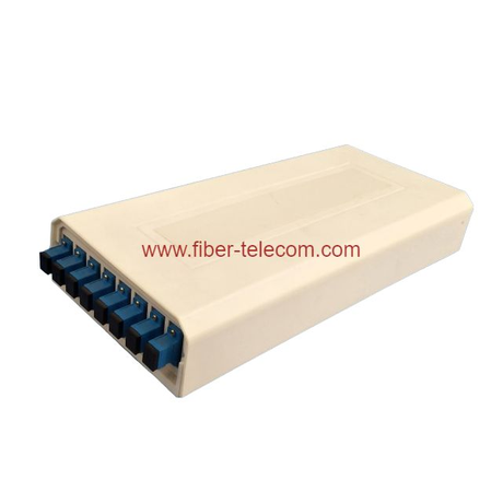 Indoor Wall Mounted Plastic Terminal Box for SC Adaptors 8 Fibers ...