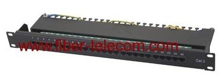 Voice Patch Panel 25 ports - Buy Voice Patch Panel 25 ports, CAT.3 1U ...