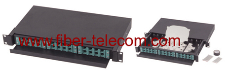 19 Inch Drawer Type Fiber Optic Patch Panel with Plastic Removable ...