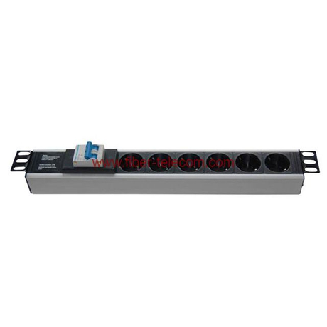 Germany Type PDU Socket 6 Ways without Switch Power Cable - Buy 6 port ...