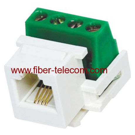 CAT3 Keystone Jack UTP - Buy CAT3 Keystone Jack UTP, 6P4C UTP keystone ...