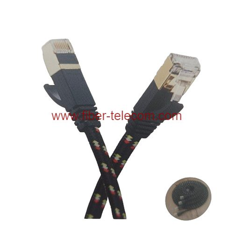 Nylon Braided Ethernet Cable - Buy Network Patch Lead, conductor 28AWG ...